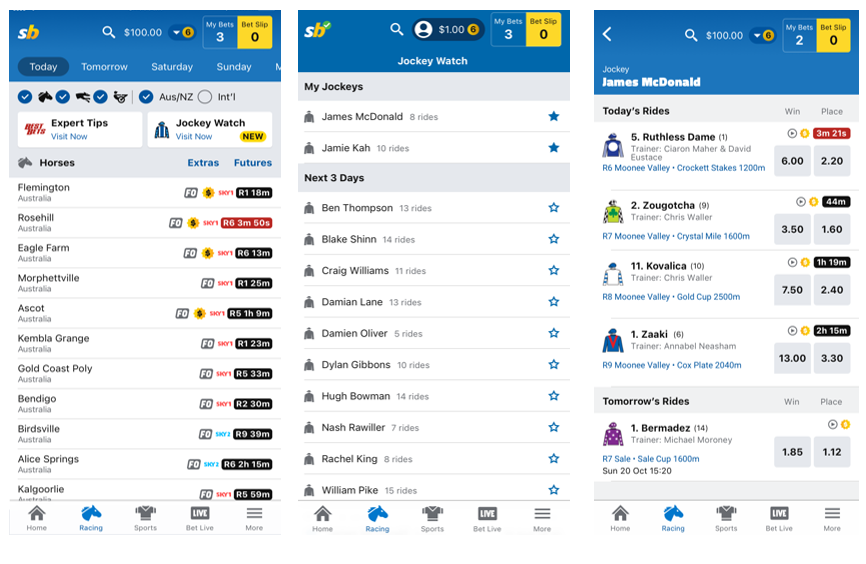 Jockey Watch FAQ's – Sportsbet Help Centre